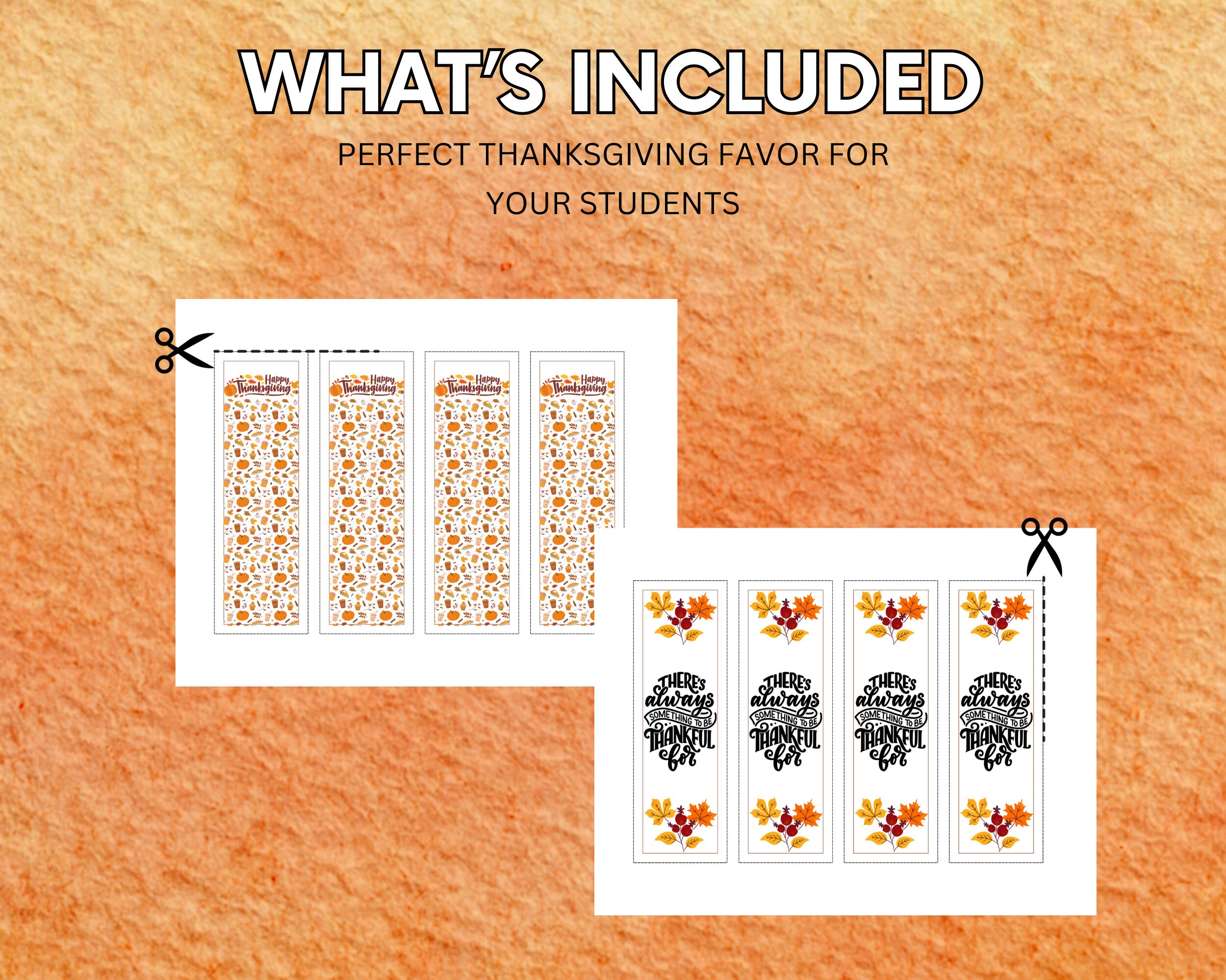 Thanksgiving Bookmarks | Printable Bookmarks for Students ...