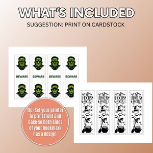 Halloween Bookmarks | Printable Bookmarks for Your Students | Halloween ...