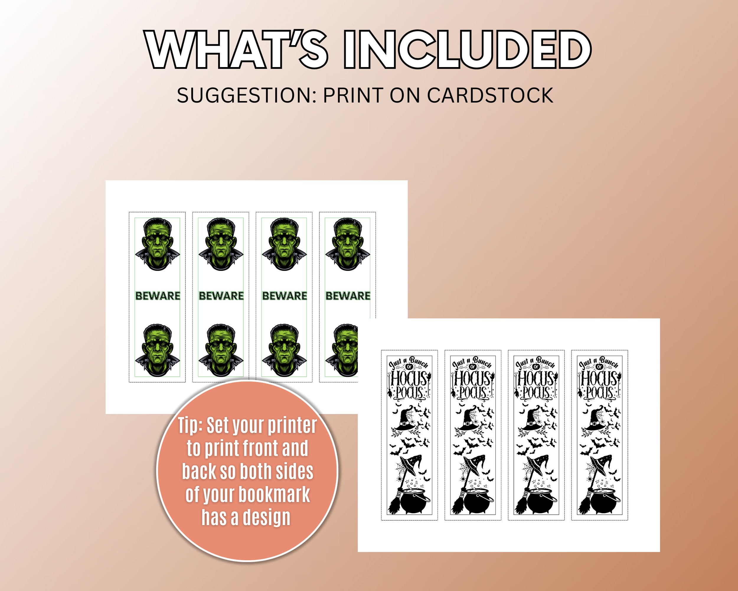 Halloween Bookmarks | Printable Bookmarks for Your Students | Halloween ...