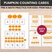 Pumpkin Counting Cards for Kids | Preschool and Kindergarten Counting ...