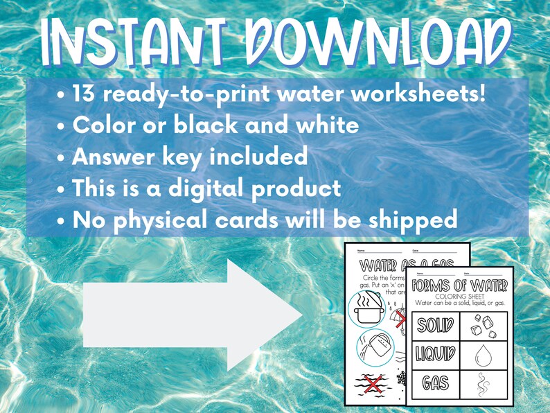 Understanding the Forms of Water Activity Coloring - Etsy