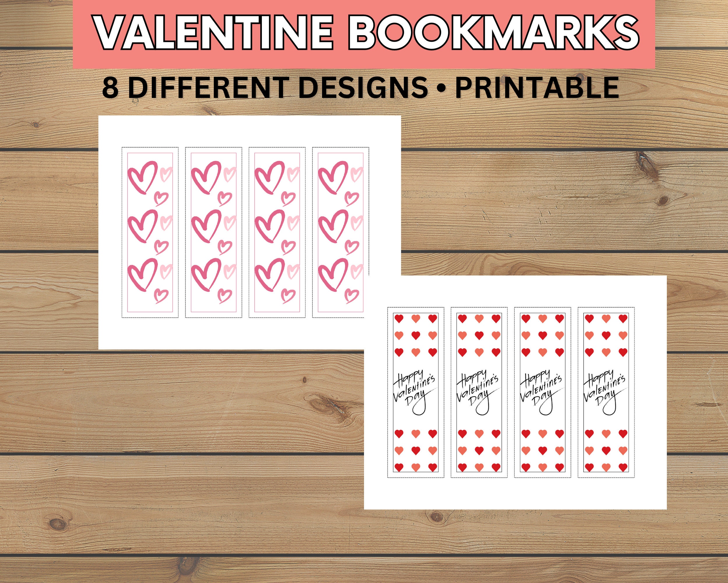 Valentine's Day Bookmarks | Printable Bookmarks for Students ...
