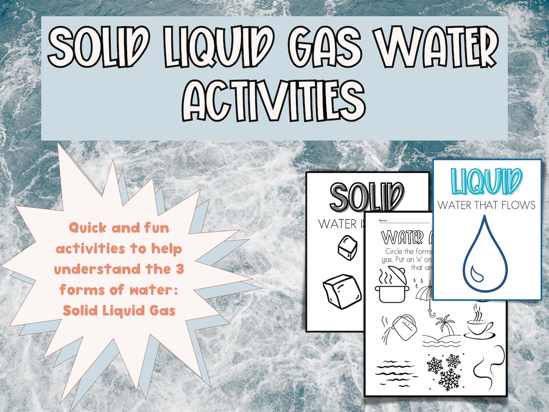 Understanding the Forms of Water Activity Coloring - Etsy