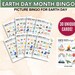 Earth Day Picture Bingo | Printable Science Bingo Cards for Kids ...