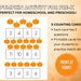 Pumpkin Counting Cards for Kids | Preschool and Kindergarten Counting ...