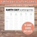 Earth Day Scattergories Printable Earth Day Game Science Class ...