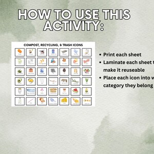 Compost Sort Activity | Trash Sort Activity | Recycling Sort Activity ...
