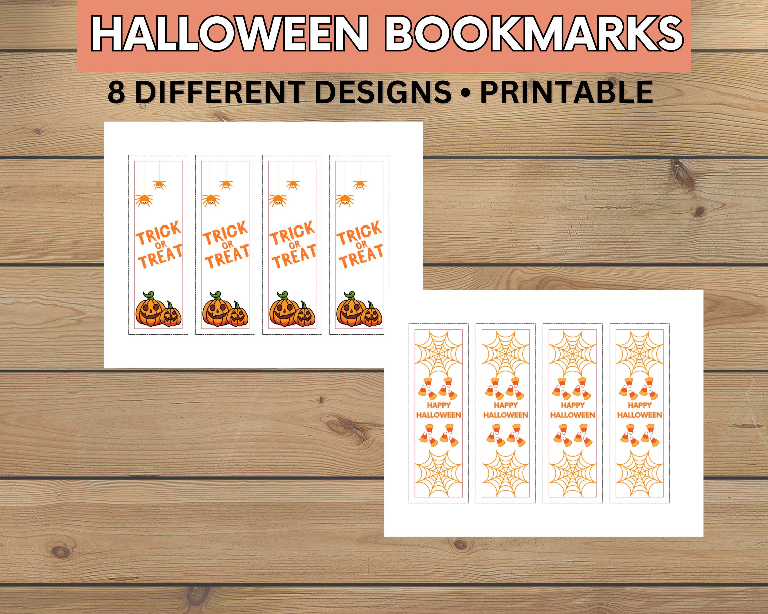 Halloween Bookmarks | Printable Bookmarks for Your Students | Halloween ...