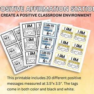 Positive Affirmation Cards for Kids | Lunchbox Affirmations | Mini ...