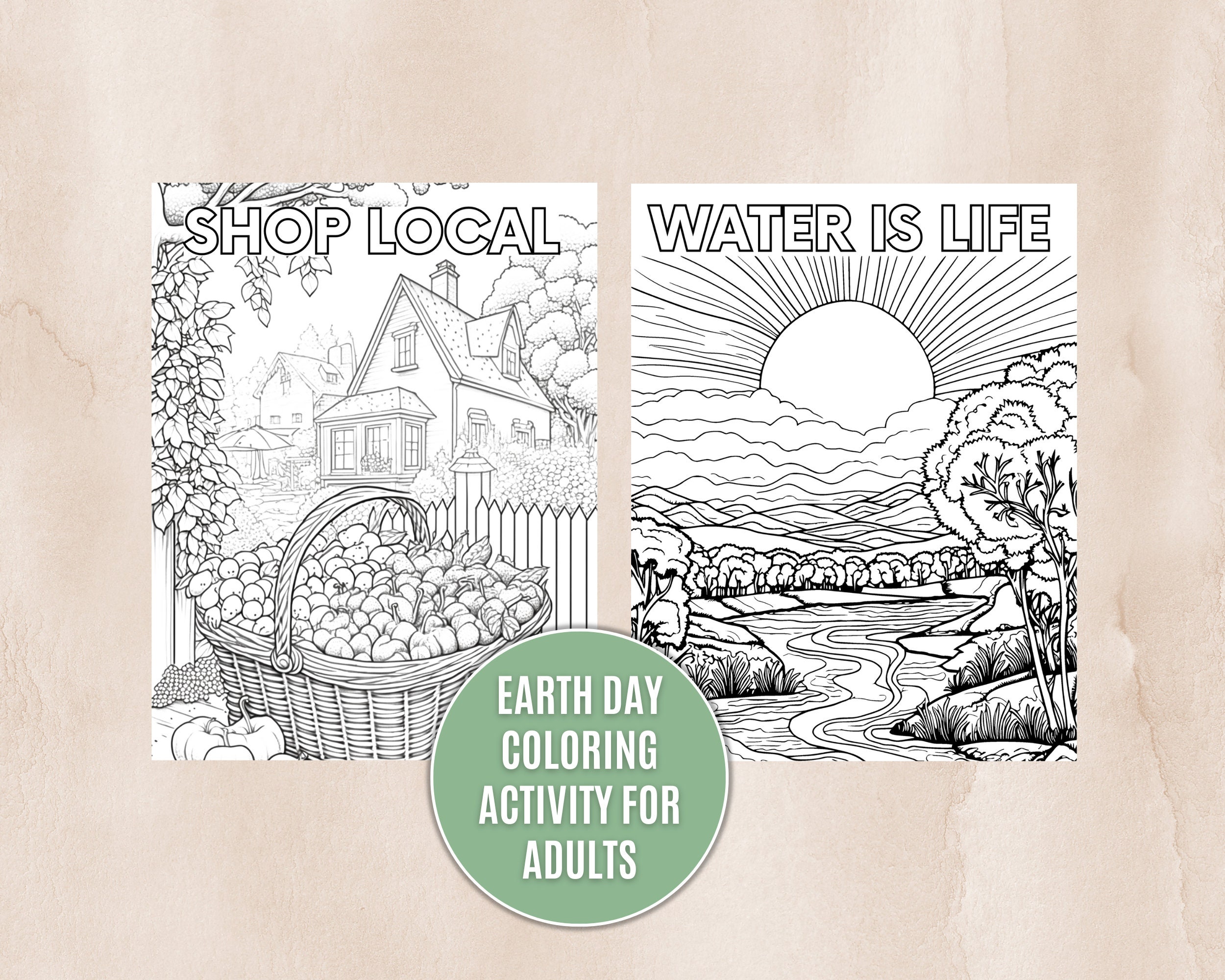 Earth Day Coloring Pages With Quotes | Adult Coloring Pages for Earth ...