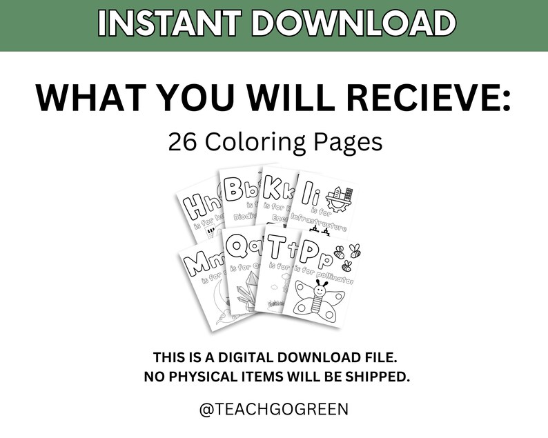A-Z Science Alphabet Coloring Pages | Alphabet Coloring Pages for Kids ...