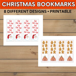 Christmas Bookmarks | Printable Bookmarks for Your Students | Christmas ...