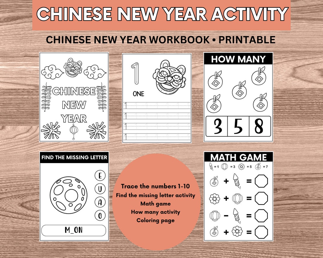 Chinese New Year Activity | New Year Coloring | Chinese New Year ...