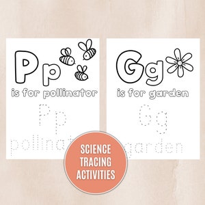A-Z Science Tracing Activity | Tracing Activity | Science Alphabet ...