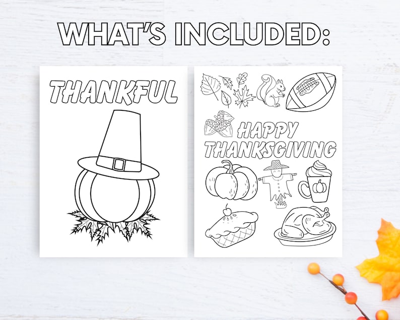 Thanksgiving Printable Coloring Pages 5 Thanksgiving Coloring Pages for ...
