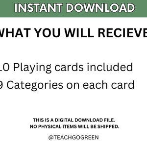 Earth Day Scattergories | Printable Earth Day Game | Science Class ...