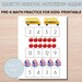 Back to School Counting Cards | Pre-k Math Activity | Kindergarten Math ...