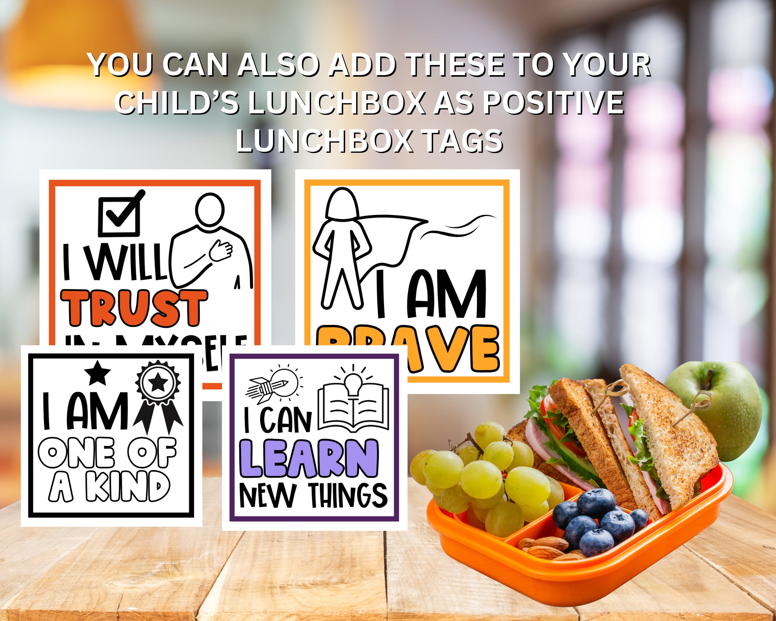 Positive Affirmation Cards for Kids | Lunchbox Affirmations | Mini ...