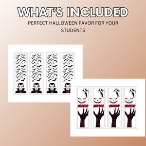 Halloween Bookmarks | Printable Bookmarks for Your Students | Halloween ...