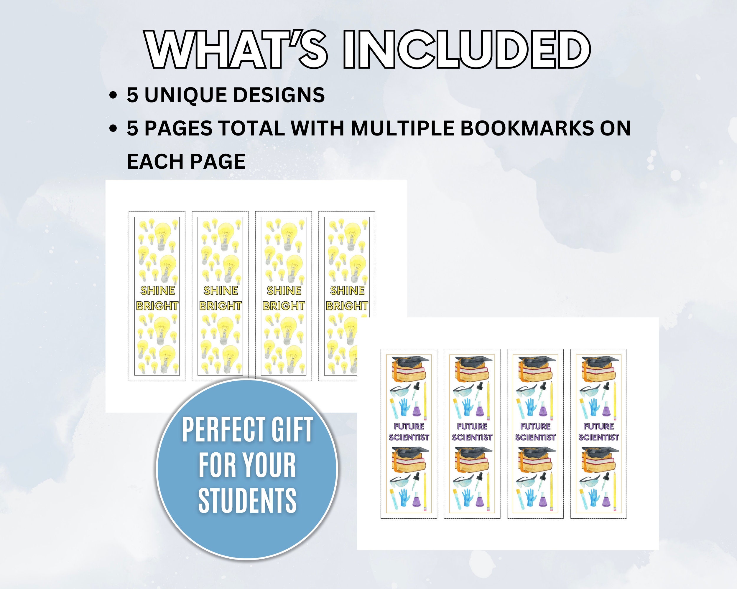Science Bookmarks | Printable Bookmarks for Your Students | Back to ...