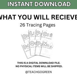 A-Z Science Tracing Activity | Tracing Activity | Science Alphabet ...