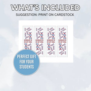 Science Bookmarks | Printable Bookmarks for Your Students | Back to ...