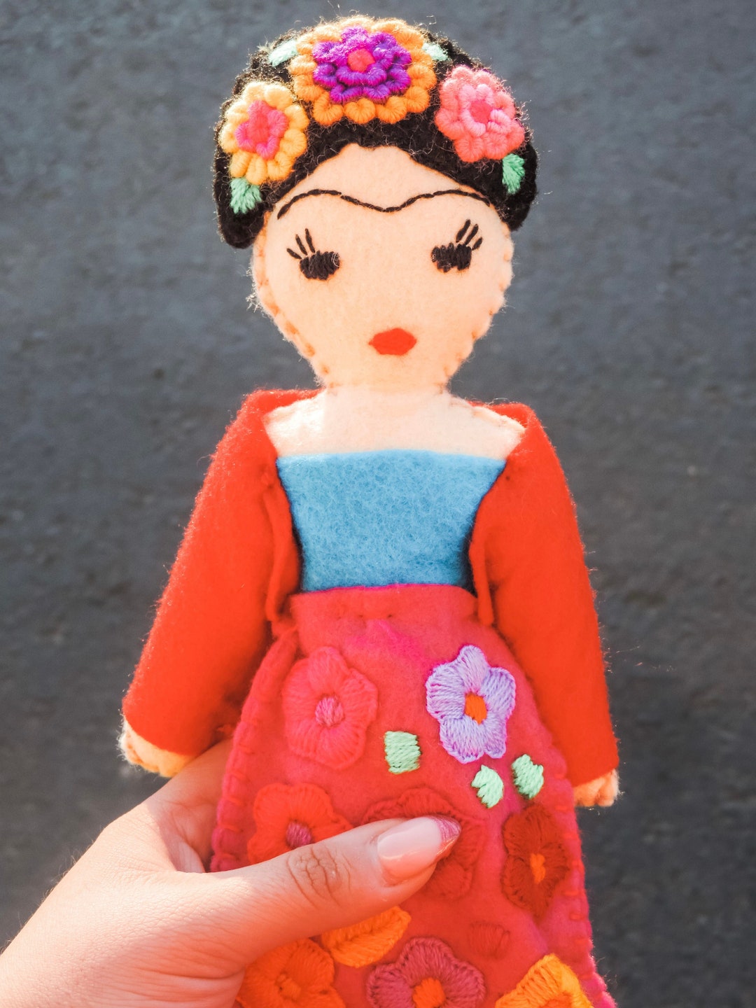 Frida Kahlo Doll - Etsy