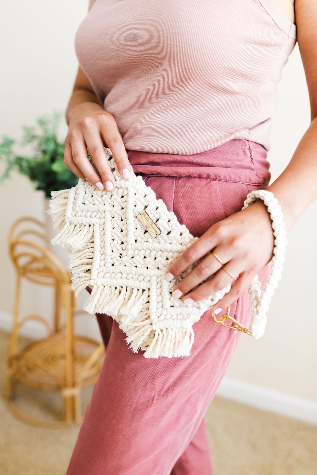 Macrame Crossbody Bag Handmade Macrame Clutch Macrame Purse Gift for ...