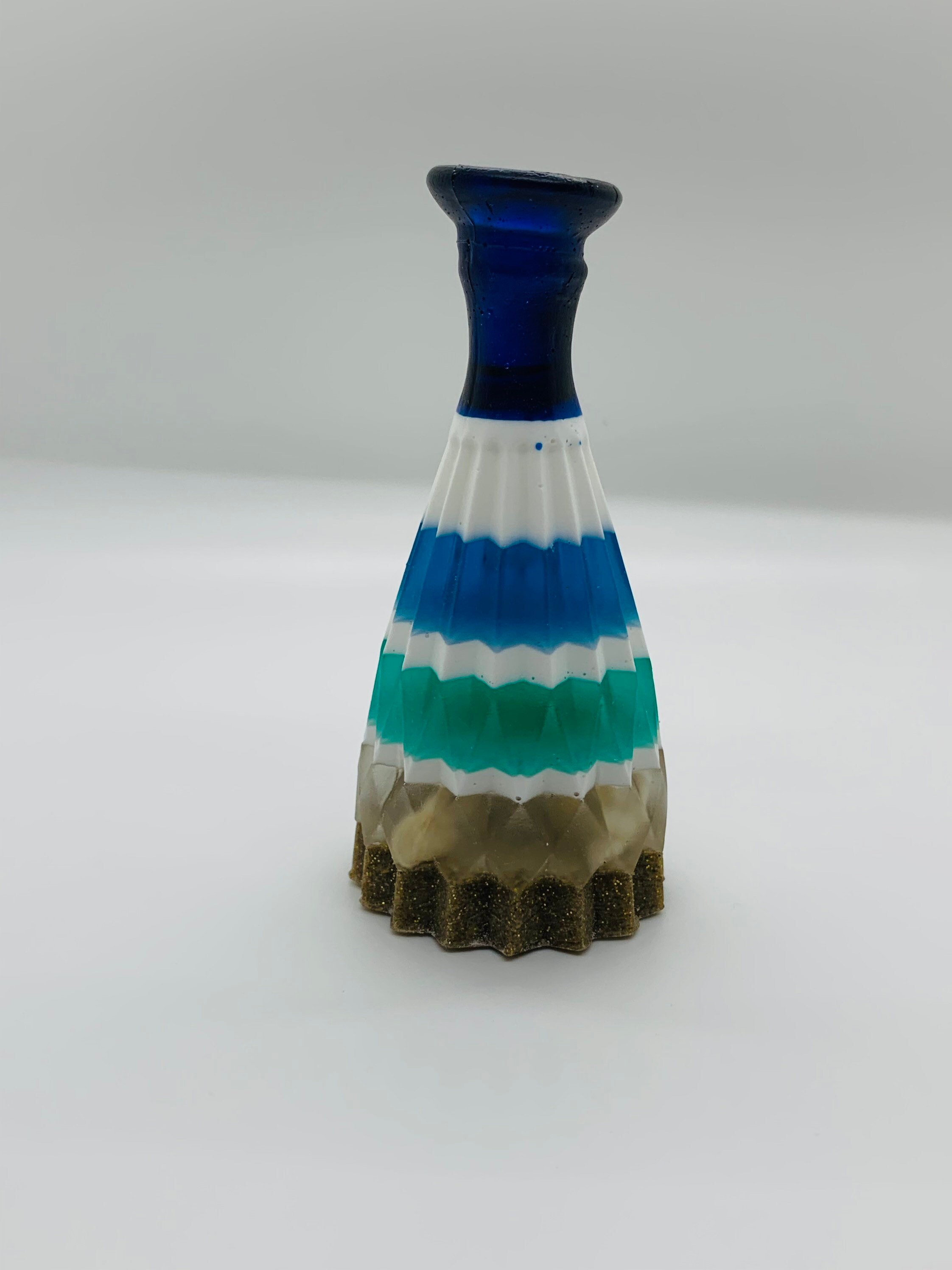 Ocean Beach Resin Vase Ocean Resin Vase Flower Vase - Etsy