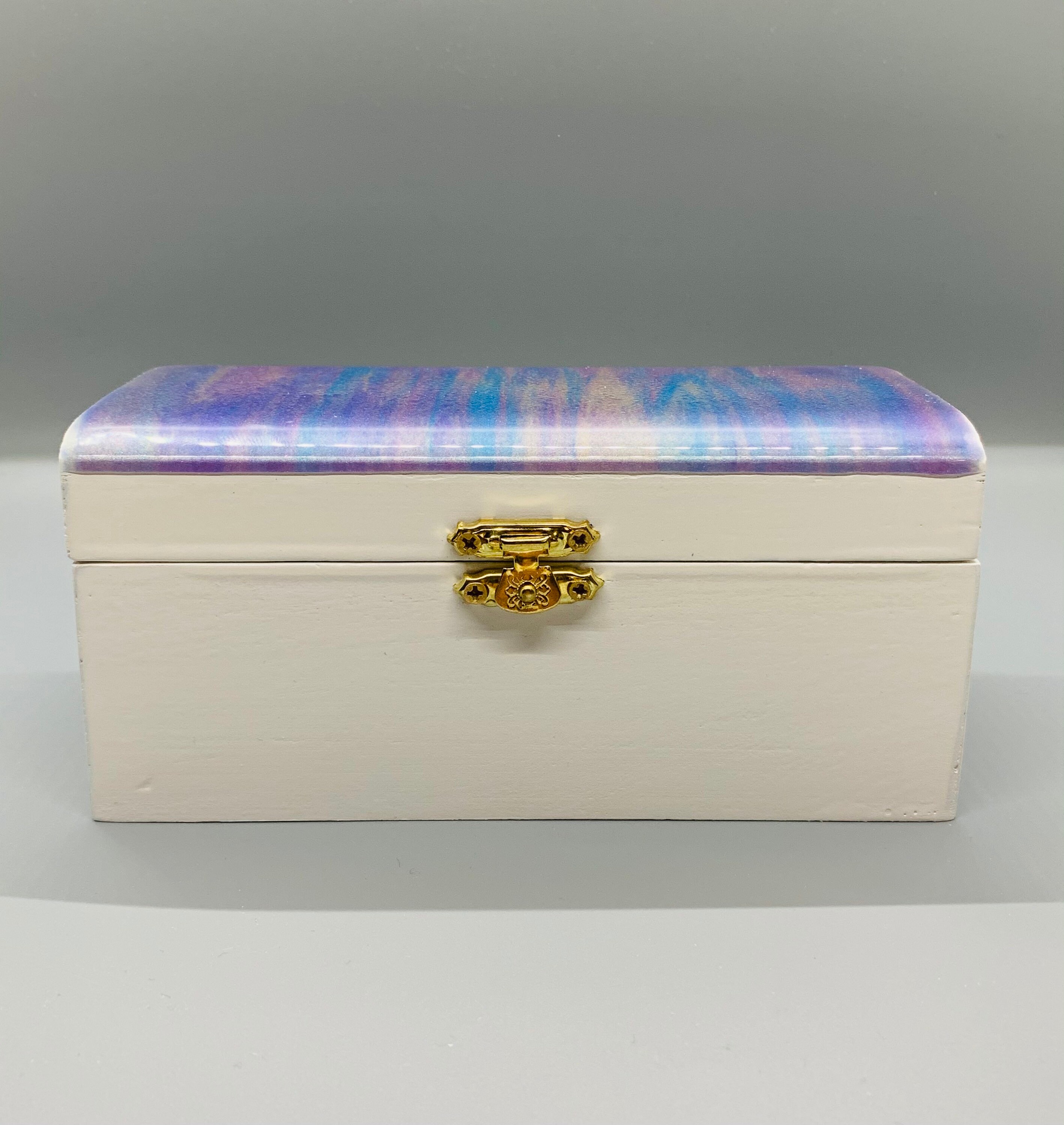 Wood Trinket Box | Resin Trinket Box | Wood Jewelry Box | Wood Storage ...