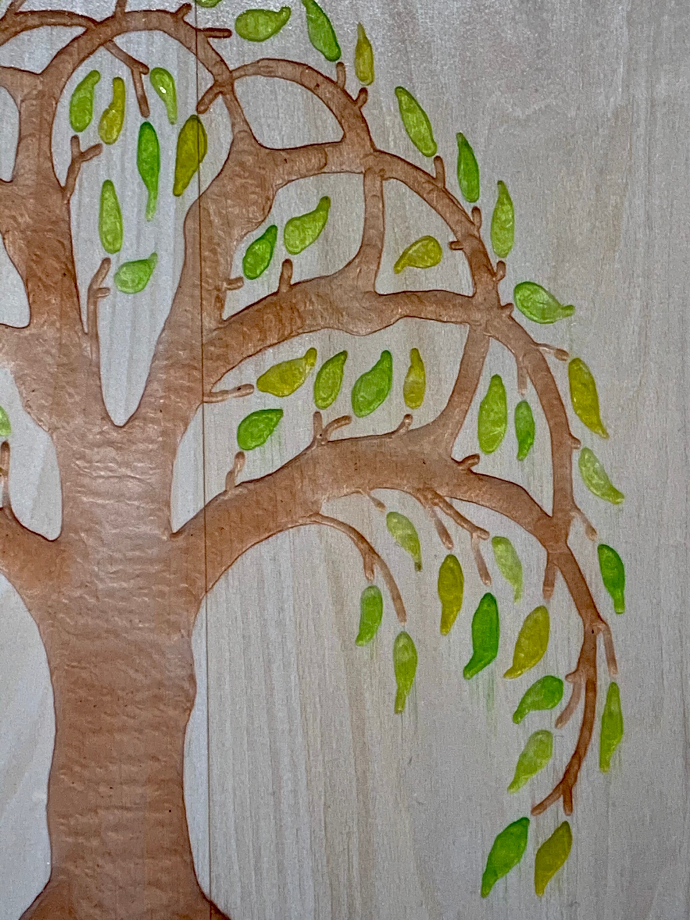 Carved Tree of Life Handmade