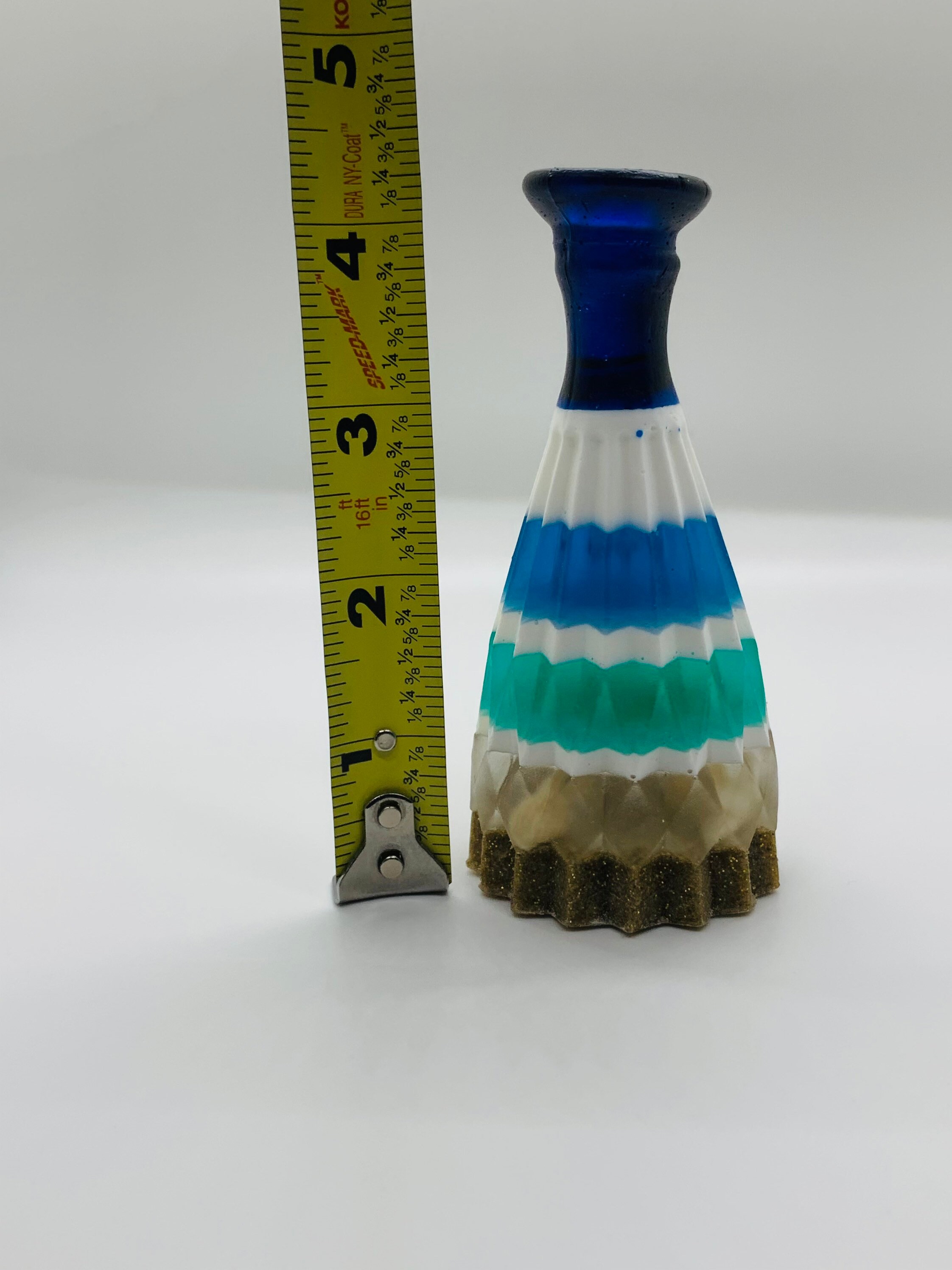 Ocean Beach Resin Vase Ocean Resin Vase Flower Vase - Etsy