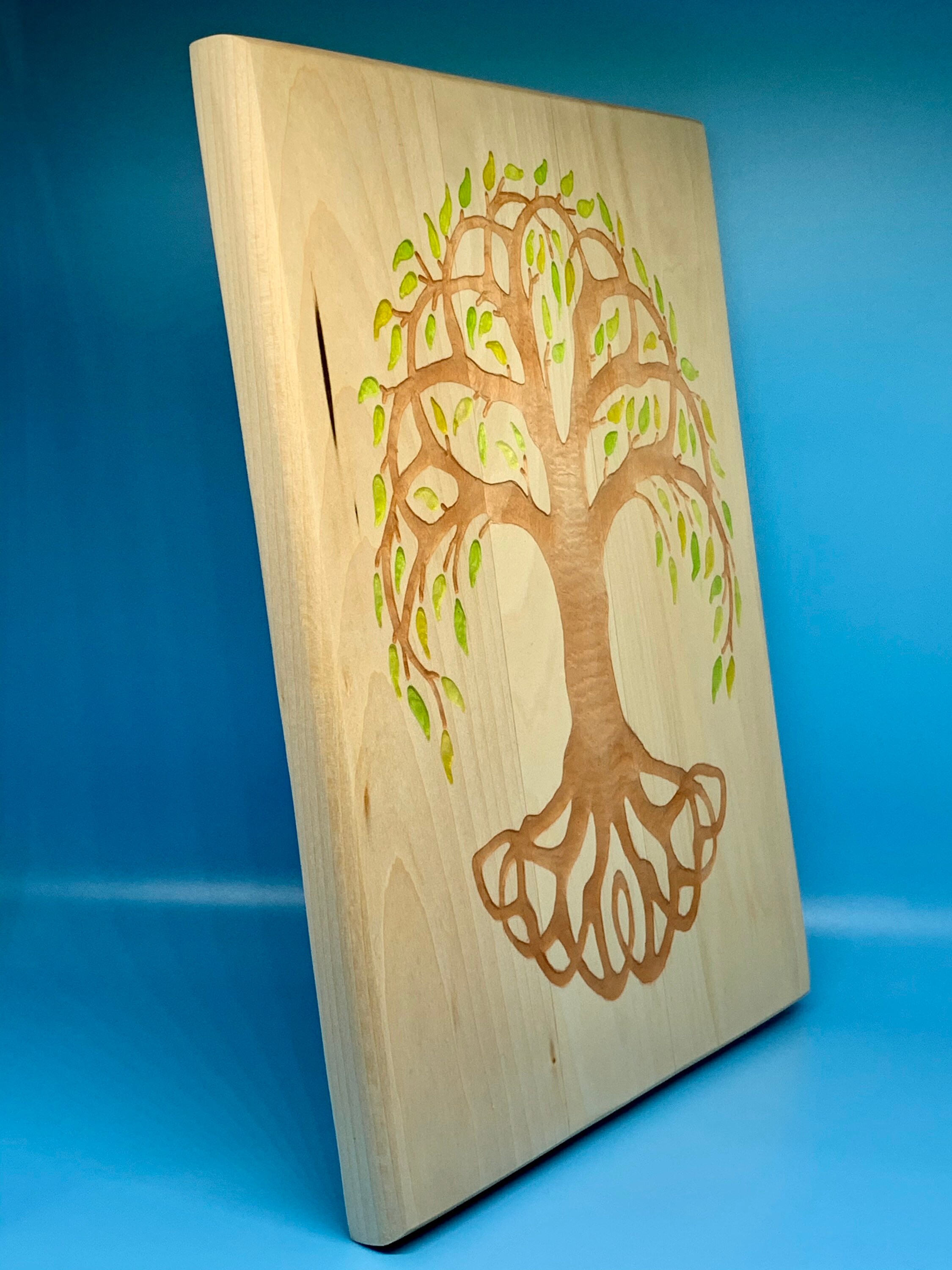 Carved Tree of Life Handmade