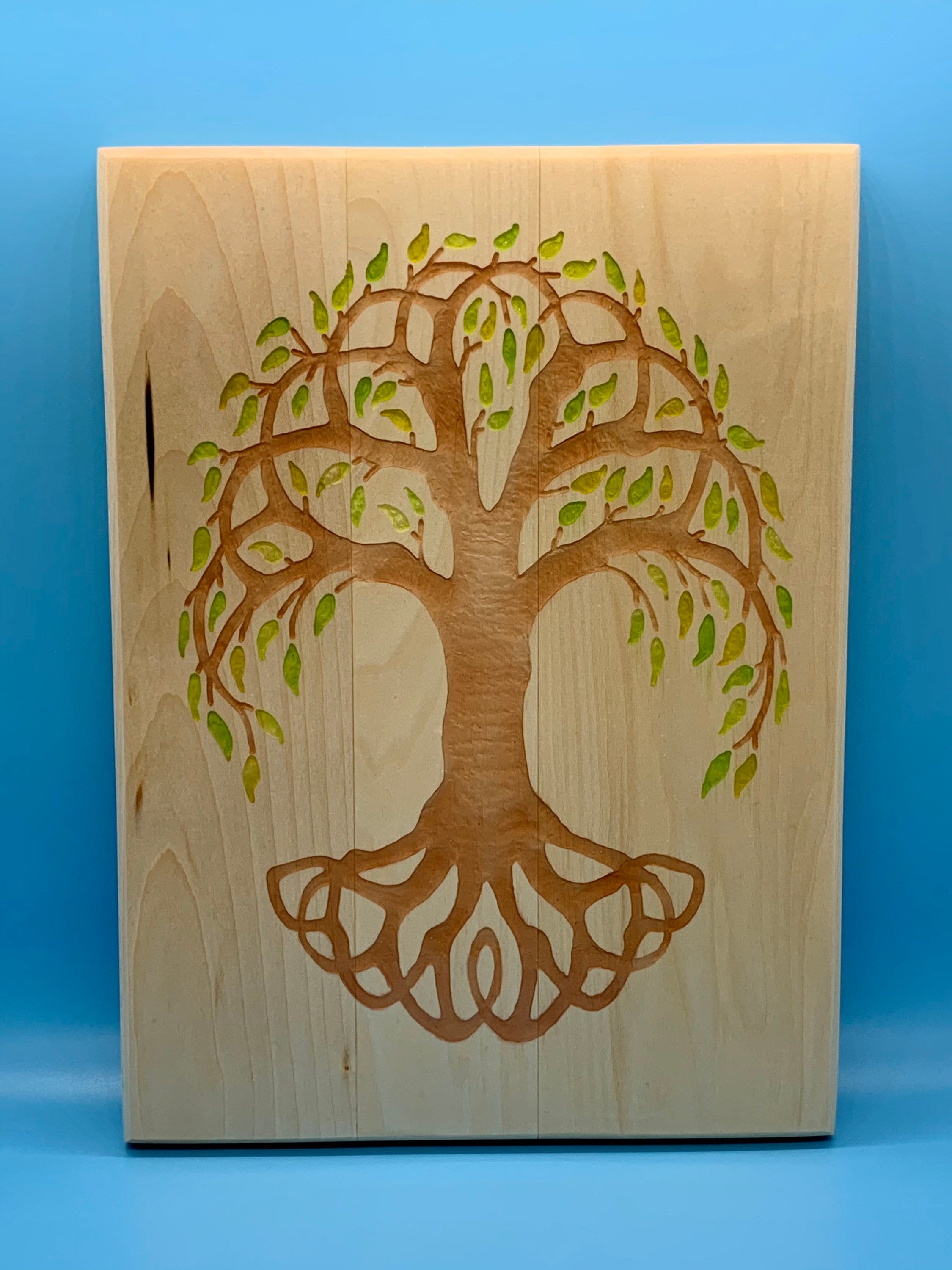 Carved Tree of Life Handmade