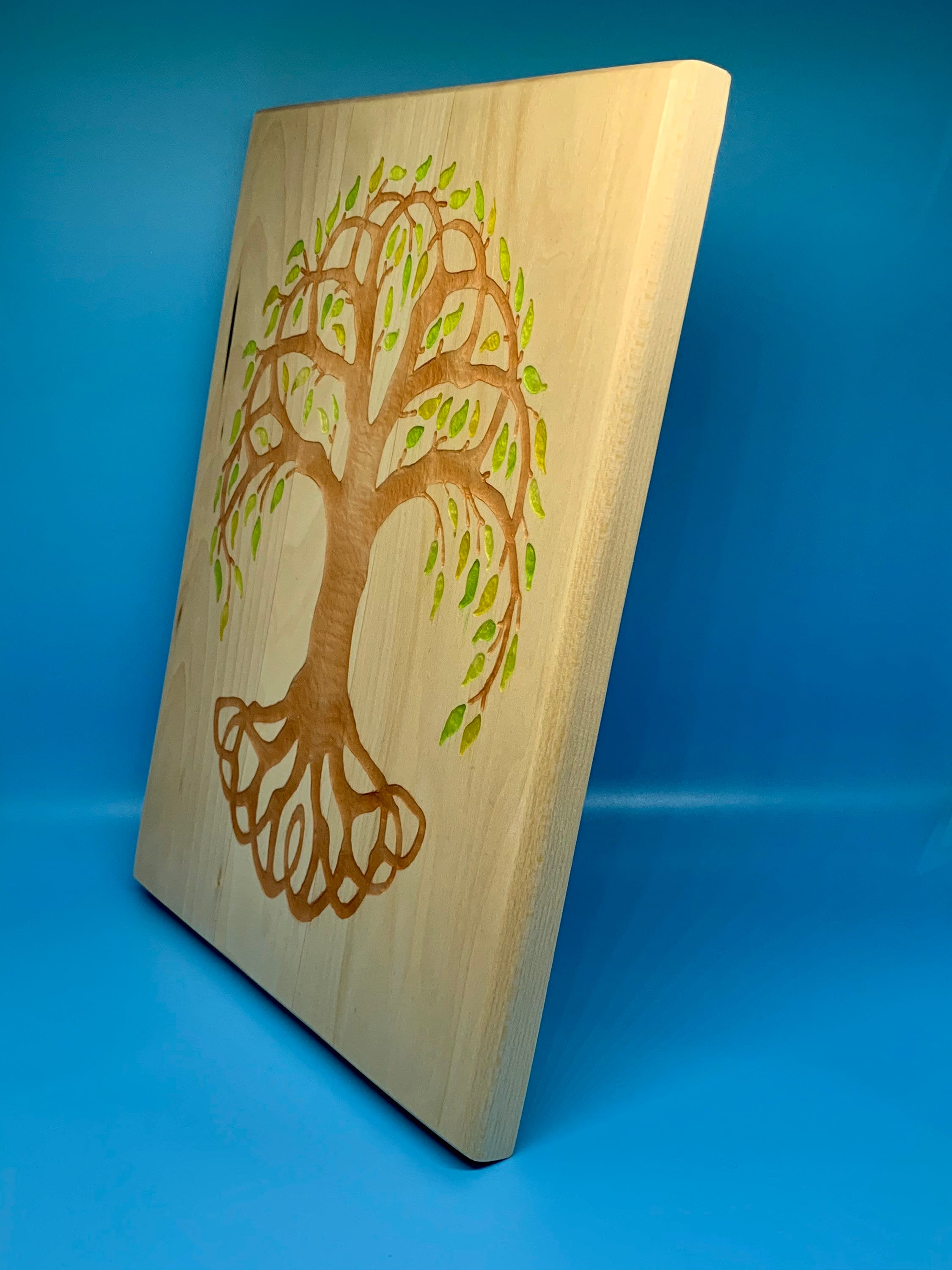 Carved Tree of Life Handmade