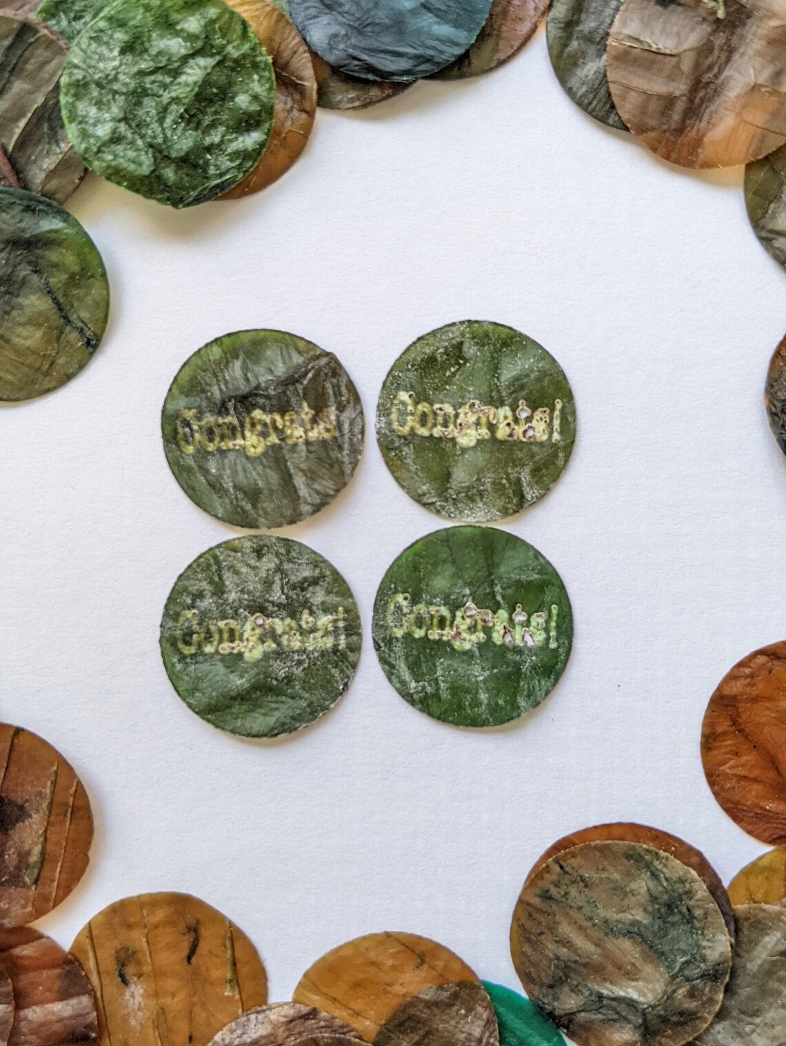 Kombucha Leather Confetti - All-natural, Biodegradable, Eco-friendly - Etsy