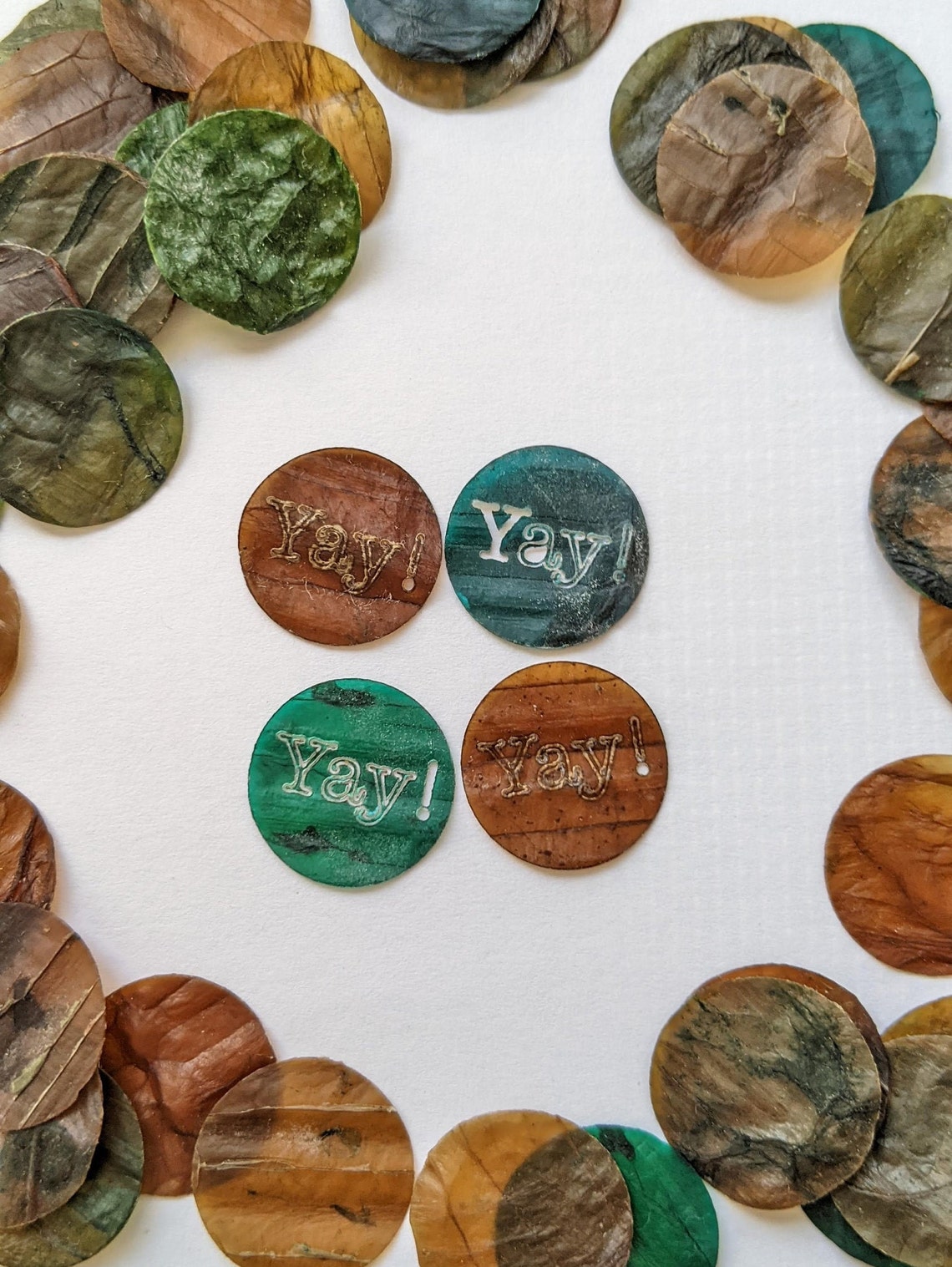 Kombucha Leather Confetti - All-natural, Biodegradable, Eco-friendly - Etsy