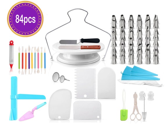 87 Pieces Kitchen Baking Accessories Cupcake Cakes Decorating | Etsy