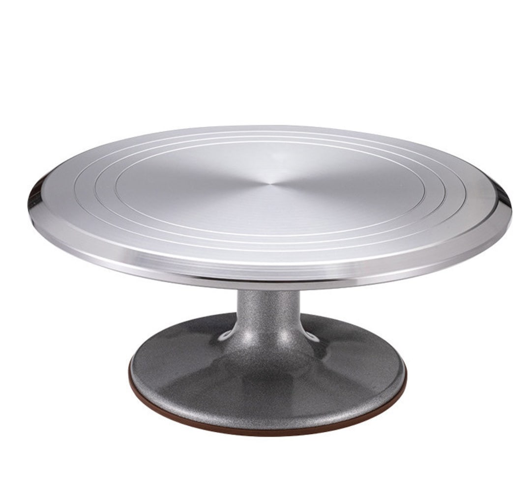 Bakegg Heavy-duty Cake Turntable Aluminum Alloy Cake Stand Decorating ...