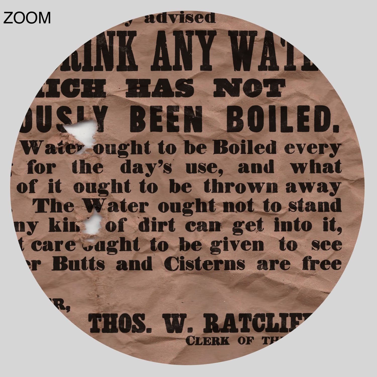 Cholera and Water Vintage Medical Broadside Medicine | Etsy