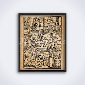 Witch Detection – Inquisition Torture, Trial, Punishment, Medieval Art ...