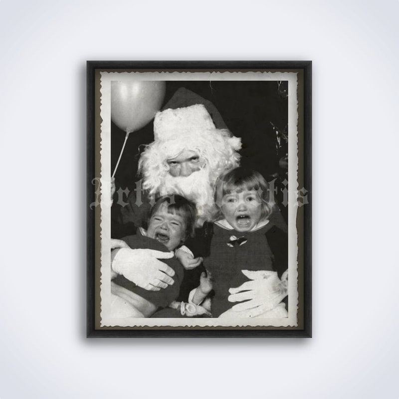 Crying Santa - Etsy