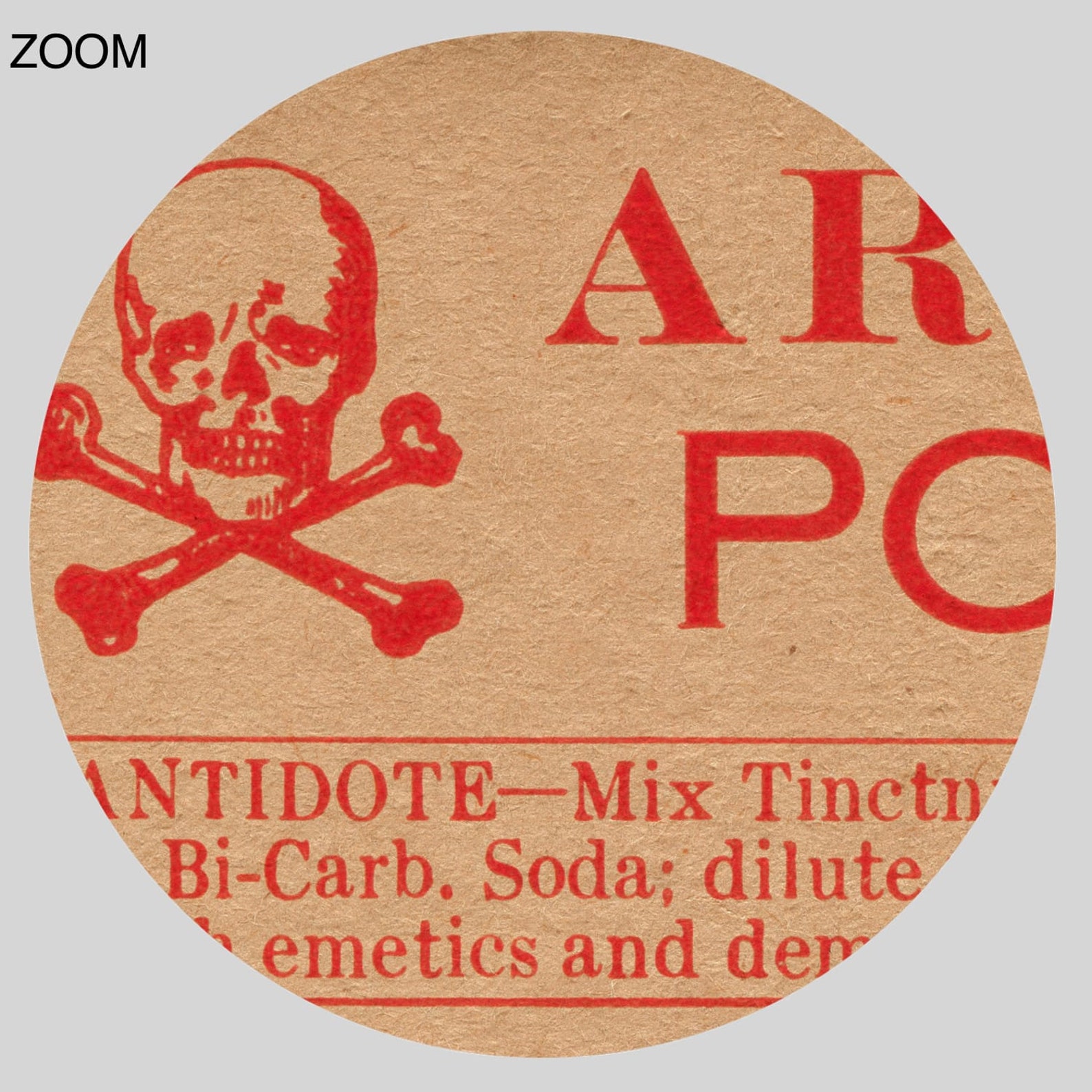 Arsenic Poison vintage apothecary label poster deadly | Etsy