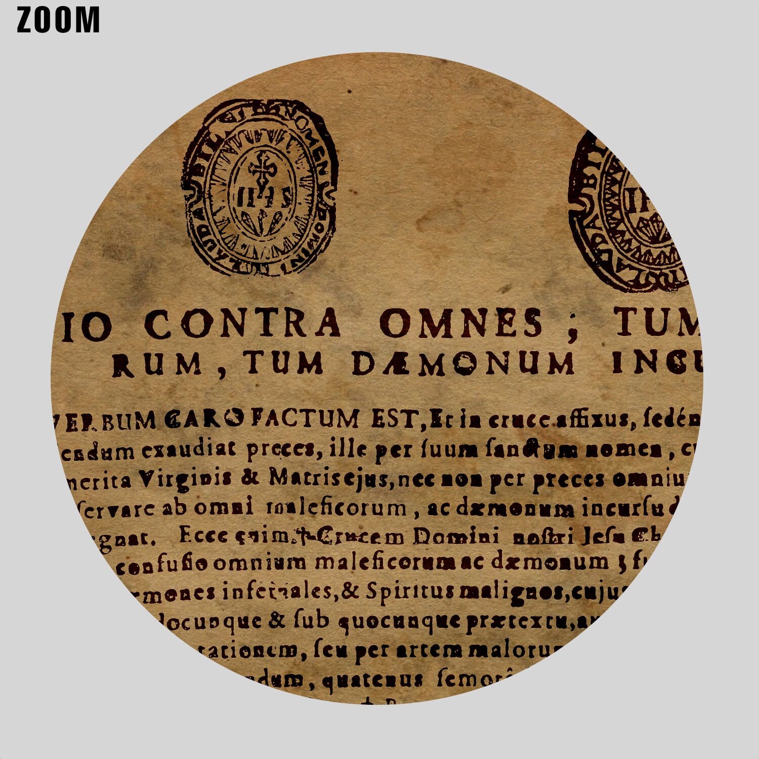 Medieval Protection Against Witches and Demons Talisman | Etsy