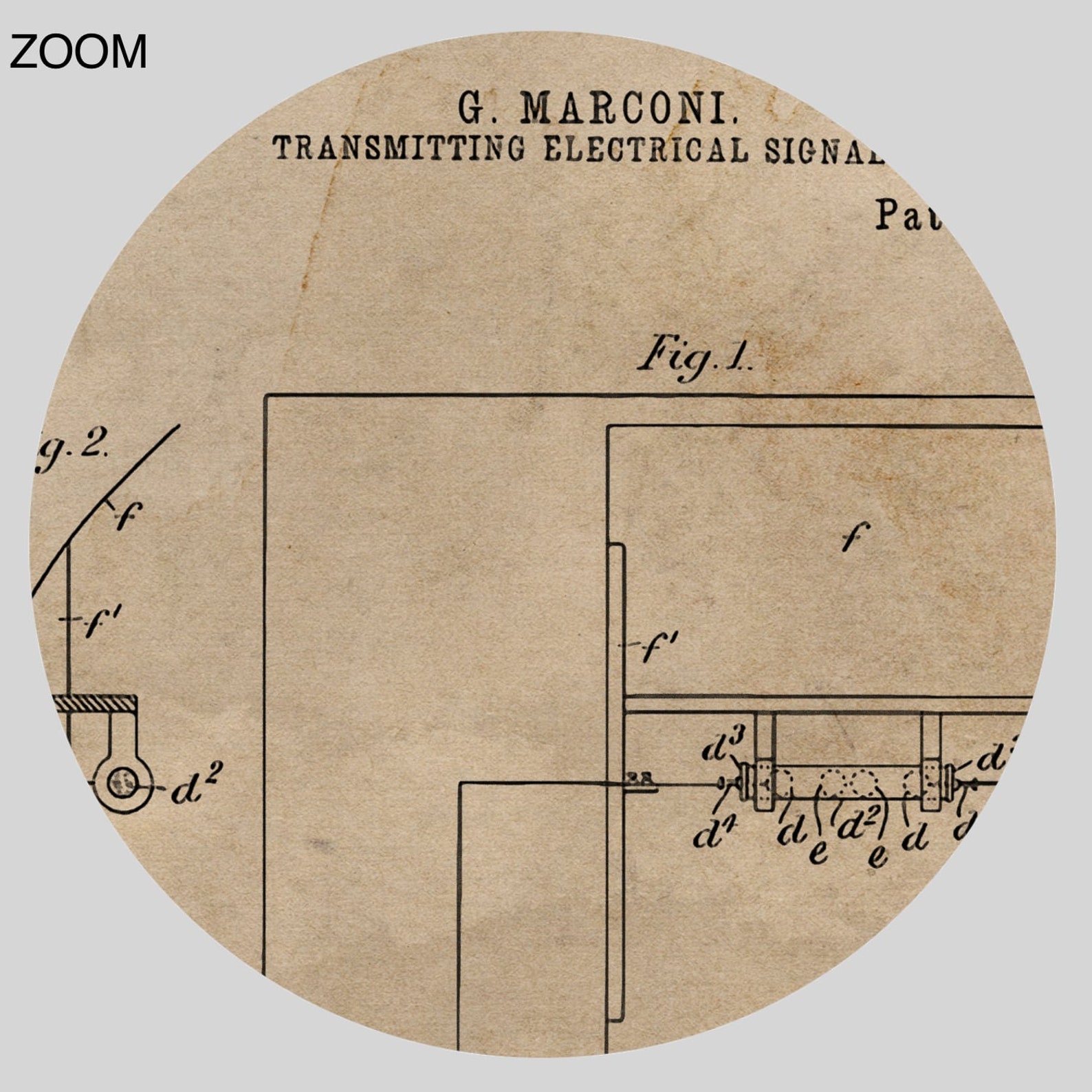 Marconi Radio Transmitter Patent Print - 1897 Electronics Diagram ...
