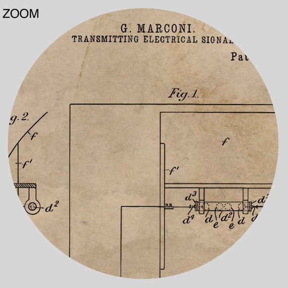 Guglielmo Marconi Radio Diagram