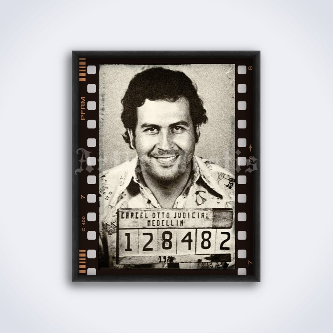 Affiche mugshot de Pablo Escobar cartel de la drogue narco - Etsy France