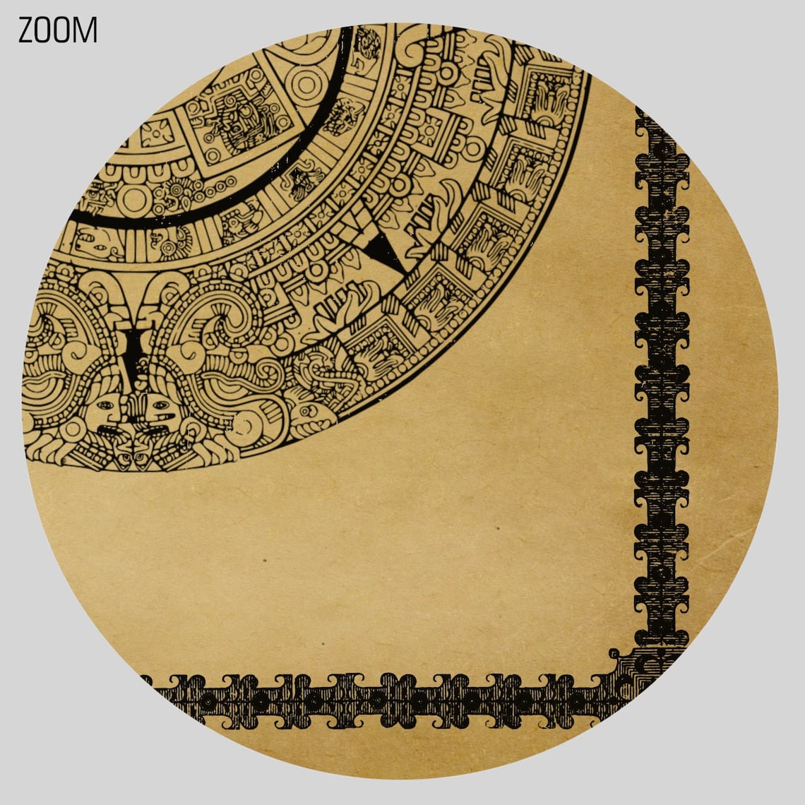 Mayan Calendar Tzolk'in ancient astrology pagan art | Etsy