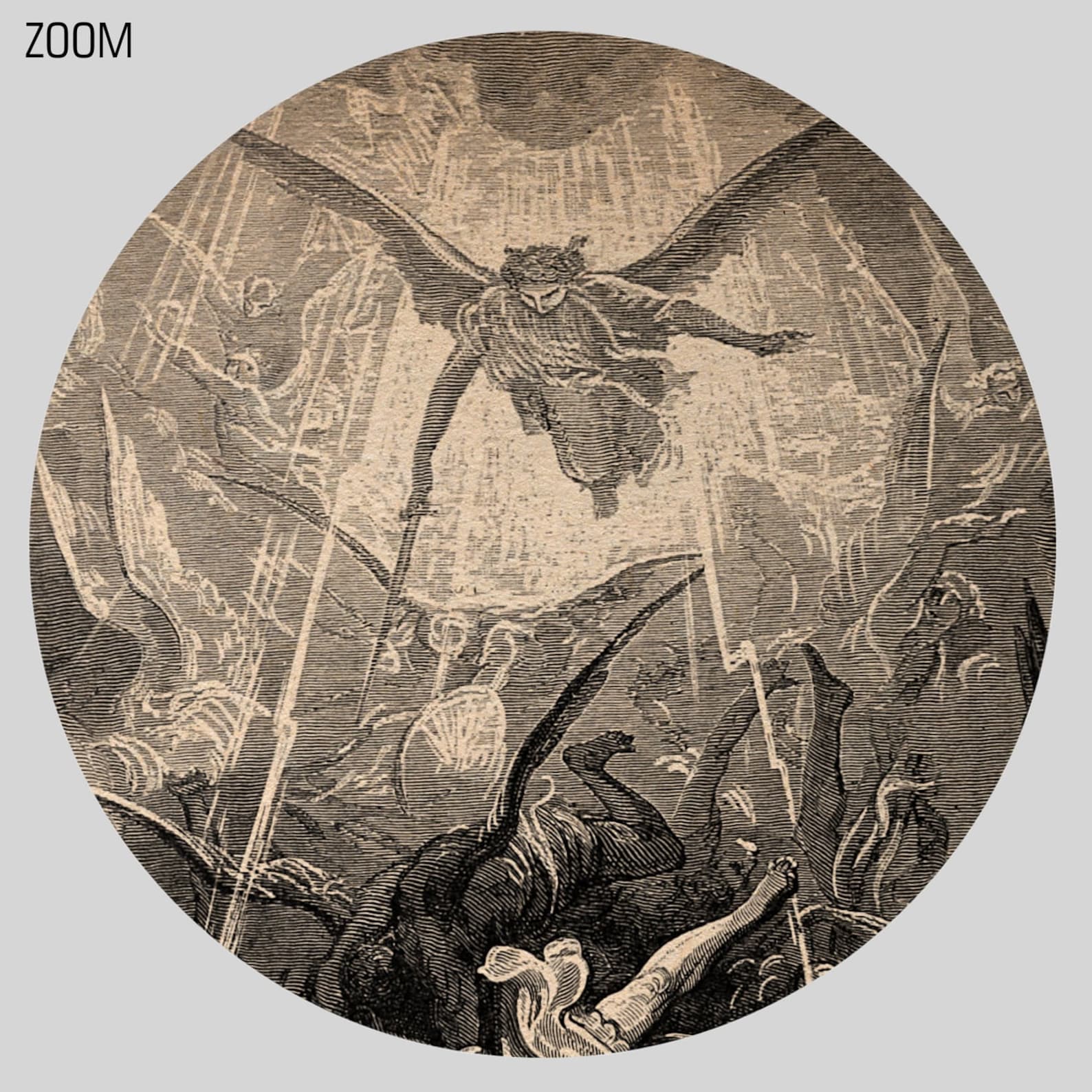 Fall of Angels Illustration for Paradise Lost Poem Art by - Etsy