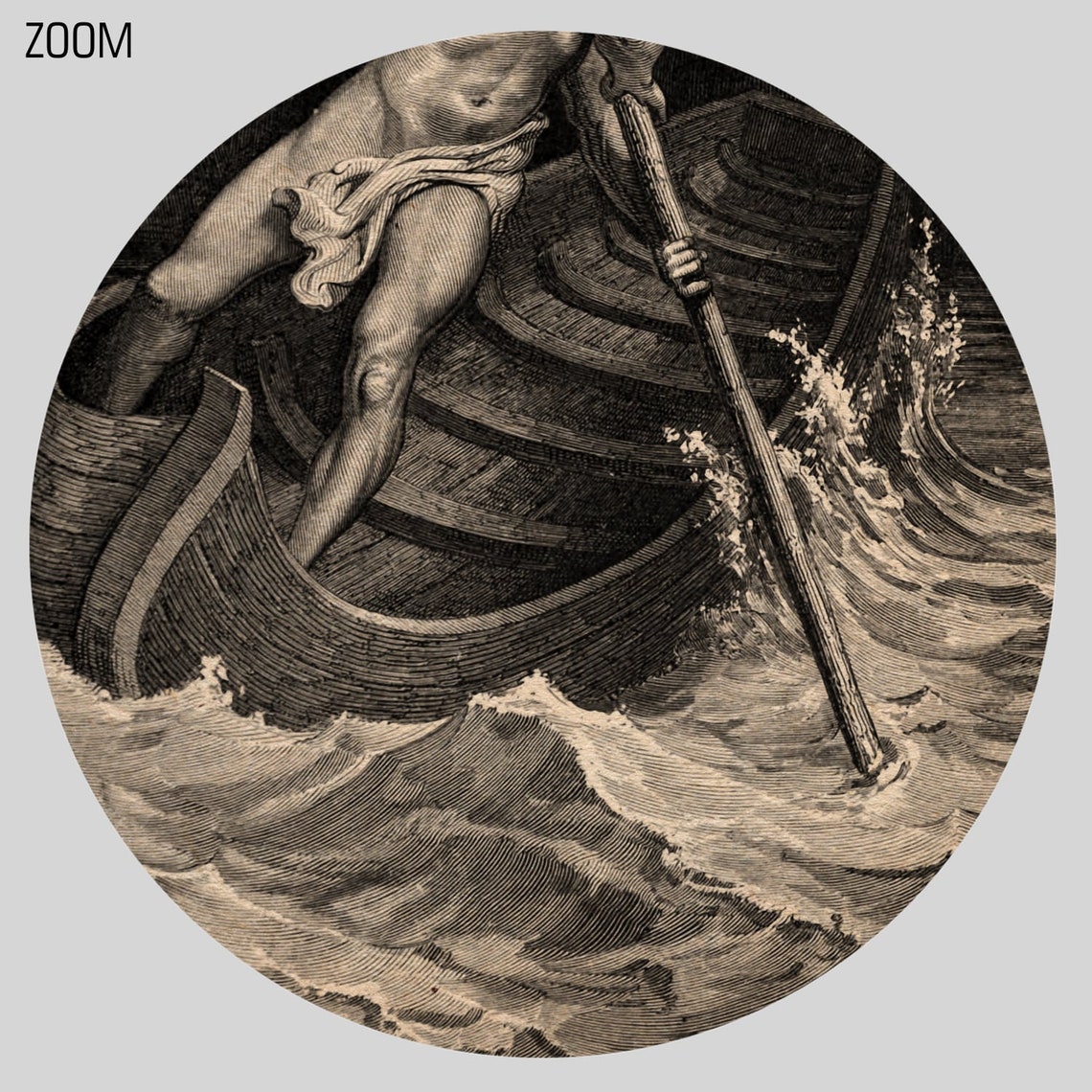 Charon and the River Acheron Dante Inferno Illustration Art - Etsy